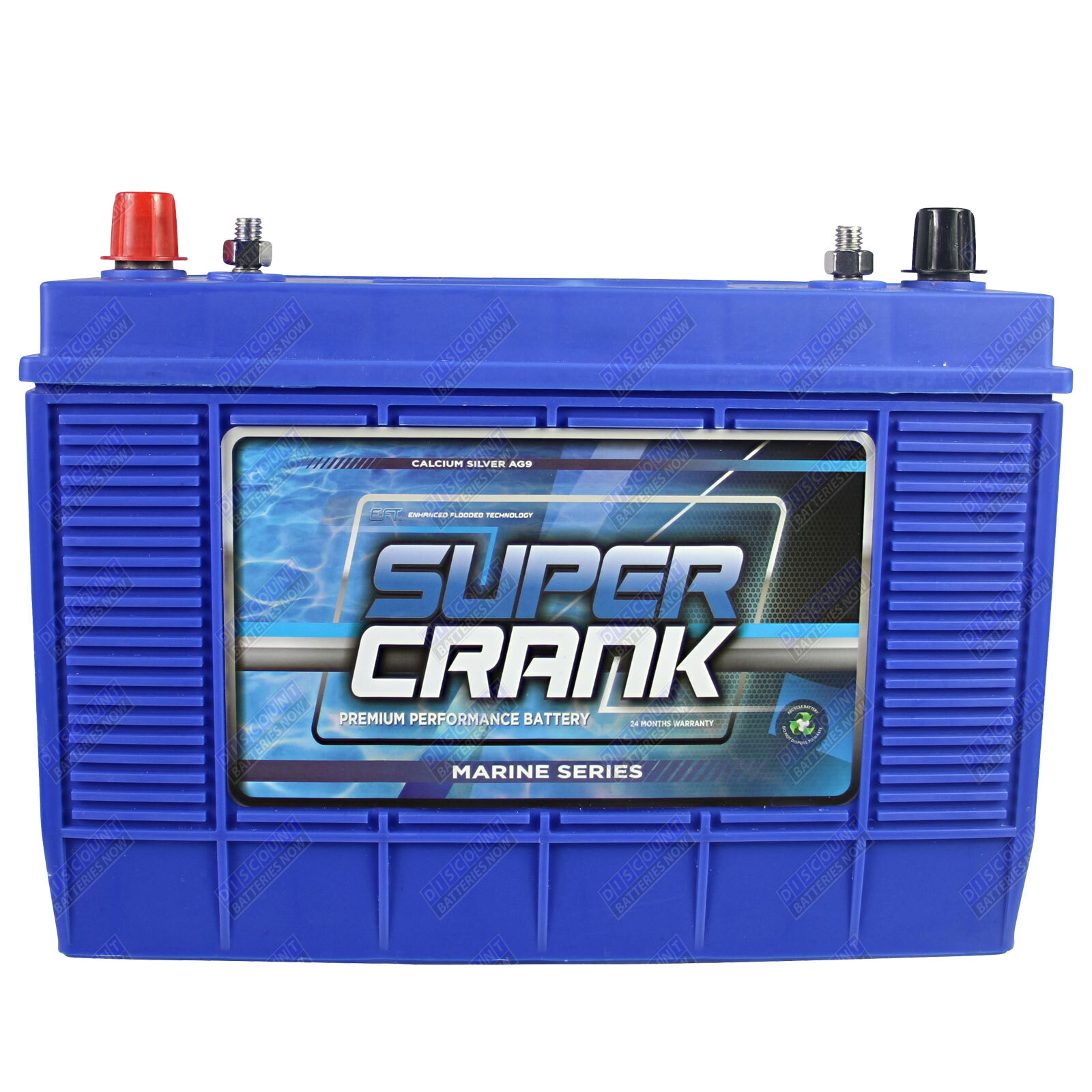 Marine/Boat Dual Purpose Starting & Deep Cycle Battery 12V 130AH 900CCA - Super Crank