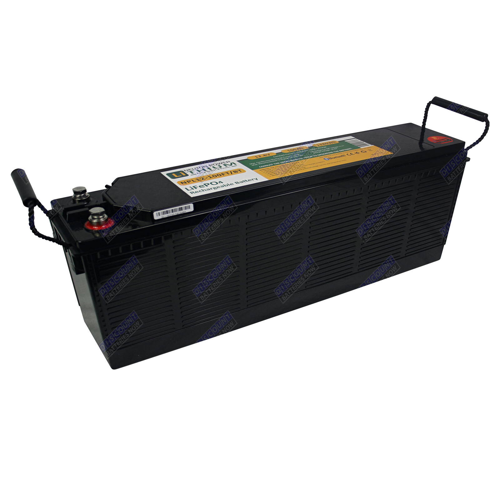 Neuton Power Lithium Deep Cycle Battery SLIMLINE 12.8V 100AH Bluetooth