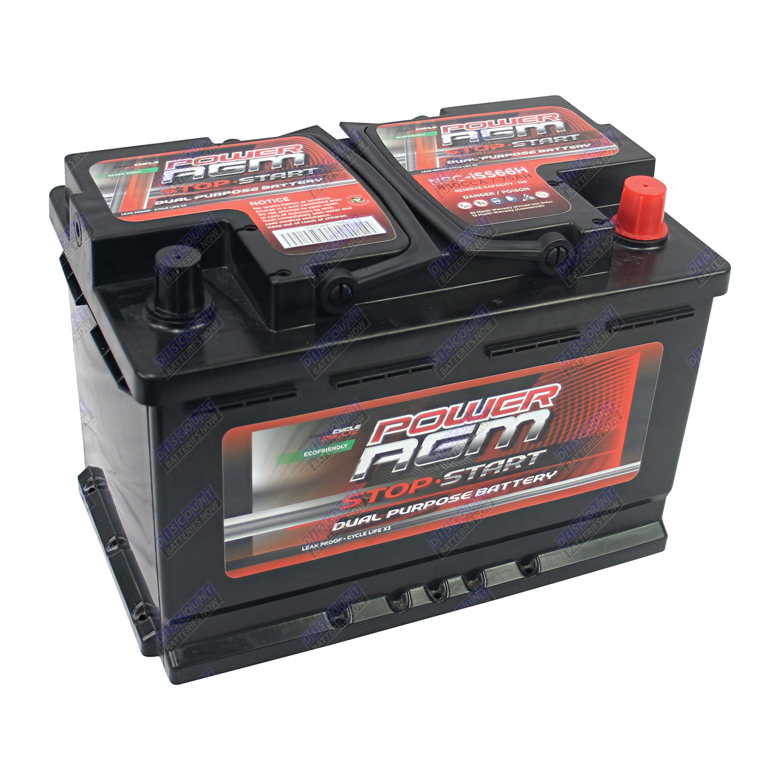 NPCI SS66H Power AGM Stop Start Series Car Battery Maintenance Free NPCI SS66H Power AGM Stop Start Series Car Battery Maintenance Free